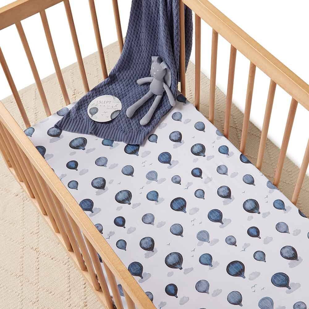 Cloud Chaser Fitted Cot Sheet | Snug Bug | Sheets